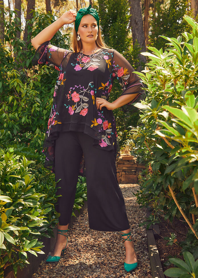 Shop Plus Size Dress Code Embroidered Tunic, Multi | Taking Shape AU