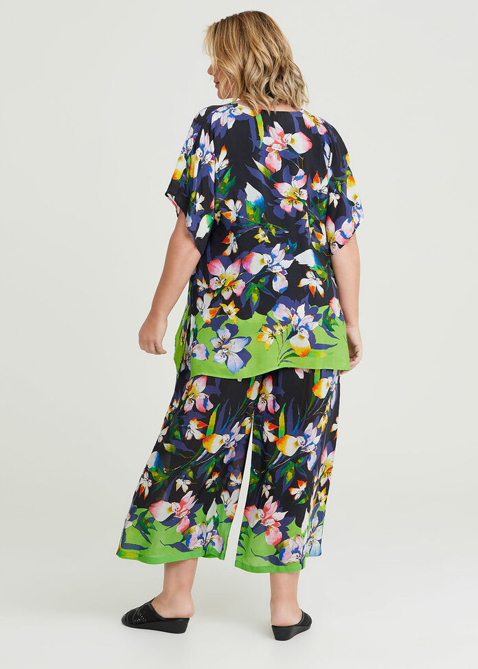 Shop Plus Size Natural Maddi V Neck Top, Multi | Taking Shape AU