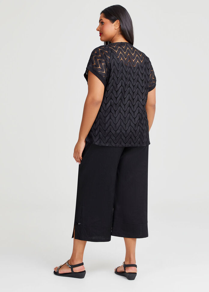 Shop Plus Size Summer Time Crochet Top, Black | Taking Shape AU