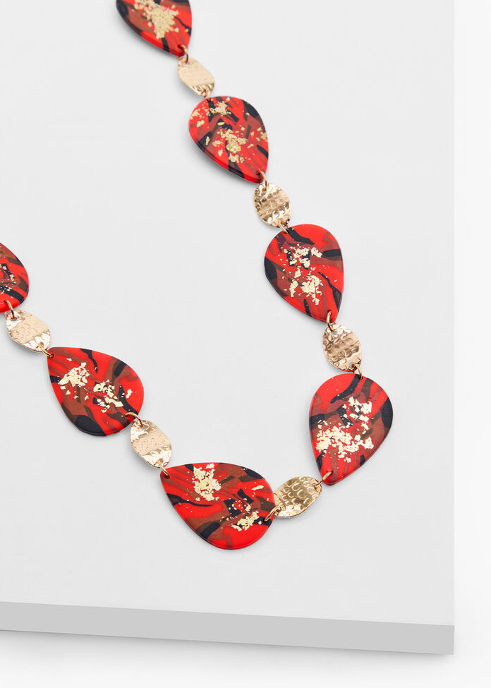 Shop Red And Gold Necklace In Red Accessories Taking Shape Au