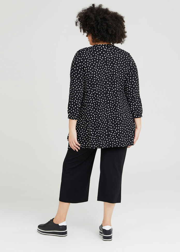 Shop Plus Size Natural Borderline Tie Top, Multi | Taking Shape AU