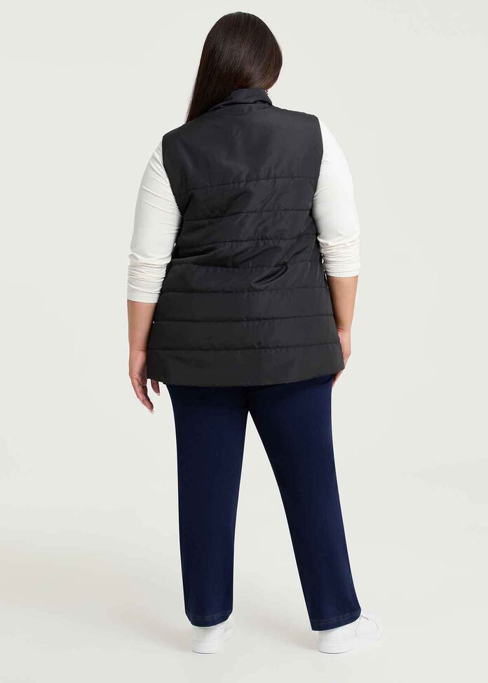 Shop Plus Size Puffer Vest, Black | Taking Shape AU