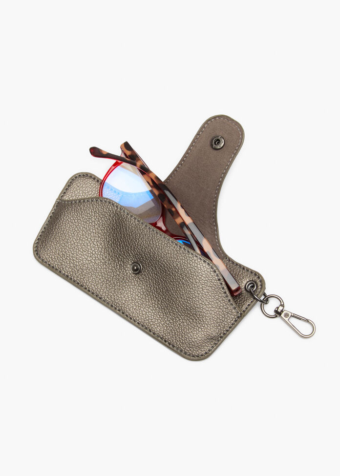 Shop Glasses Case Clip On in Metallic | Accessories | Taking Shape NZ