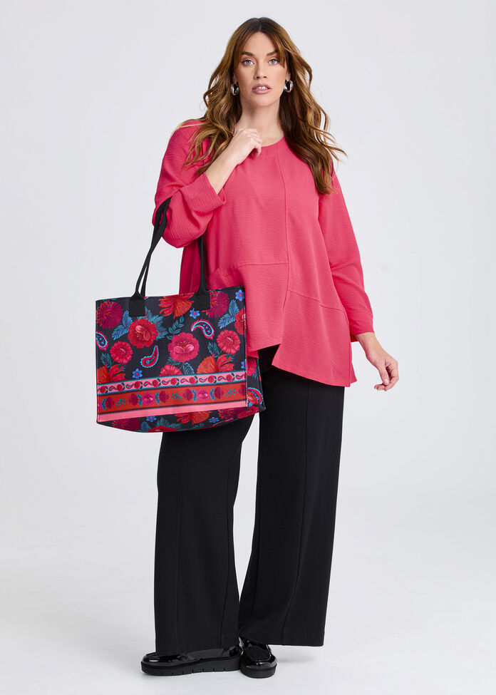 Shop Printed Structured Tote in Multi | Accessories | Taking Shape NZ