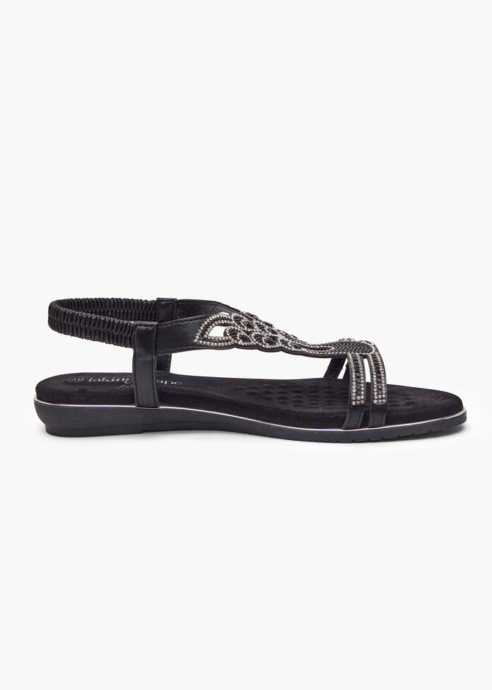Bling Detail Flex Sandal: Comfort & Sparkle | Taking Shape AU