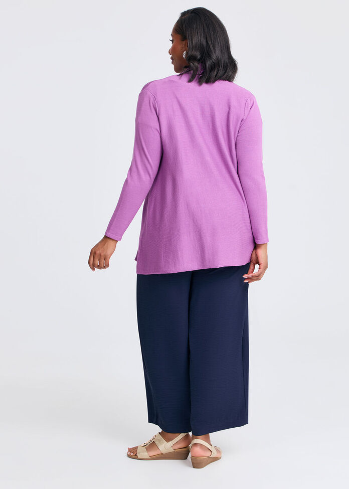Shop Plus Size Madonna Natural Cardigan, Purple | Taking Shape AU