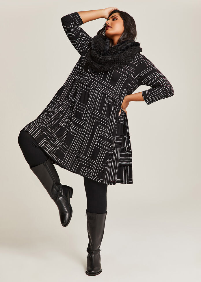 Shop Plus Size Natural Essie Tunic, Multi | Taking Shape NZ