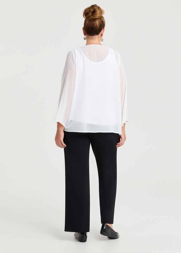 Shop Plus Size Tango Tie Shrug Top, White | Taking Shape AU