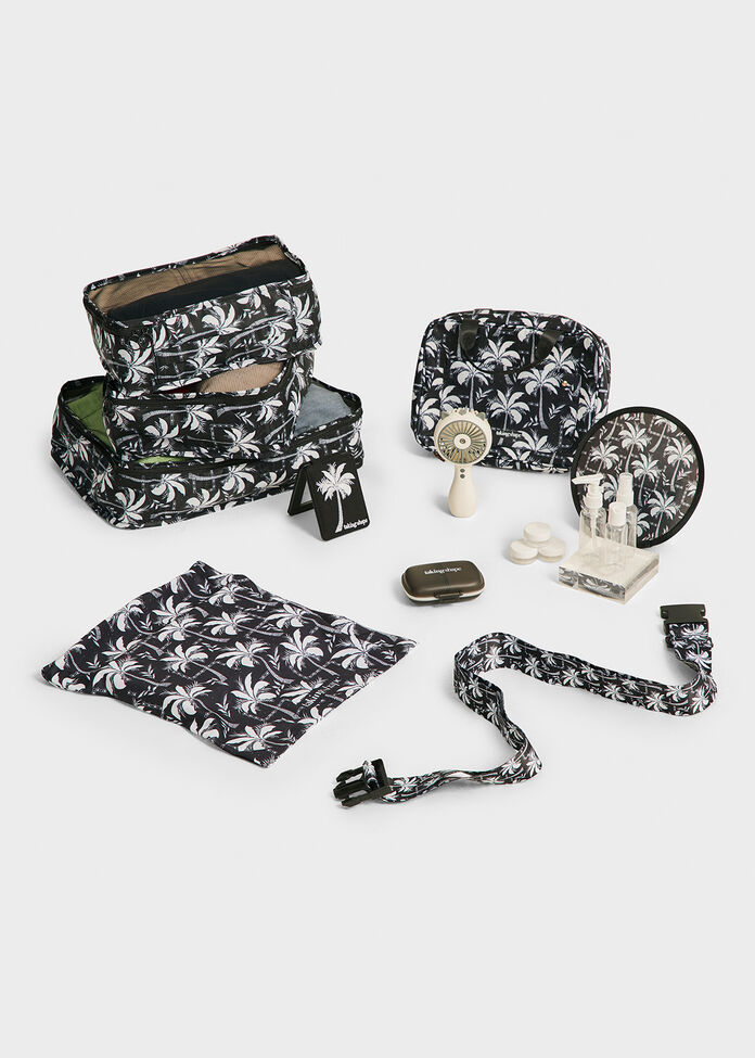 Shop Set of 3 Printed Travel Cells in Black | Accessories | Taking Shape UK