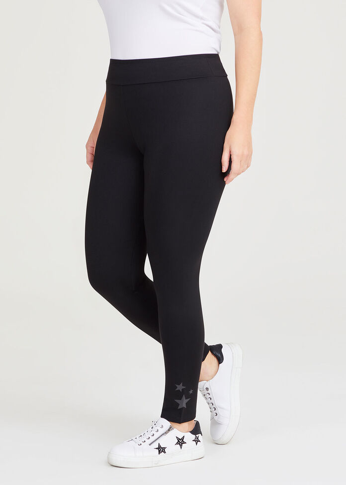 Shop Plus Size Bamboo Ponte Legging In Black Taking Shape Nz