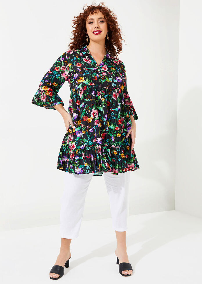 Shop Plus Size Natural Vila Tier Shirt, Multi | Taking Shape AU