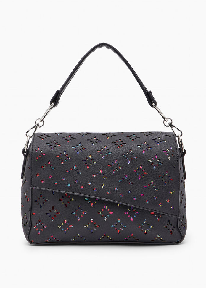 Shop Lasercut Multicolour Bag in Black | Accessories | Taking Shape AU