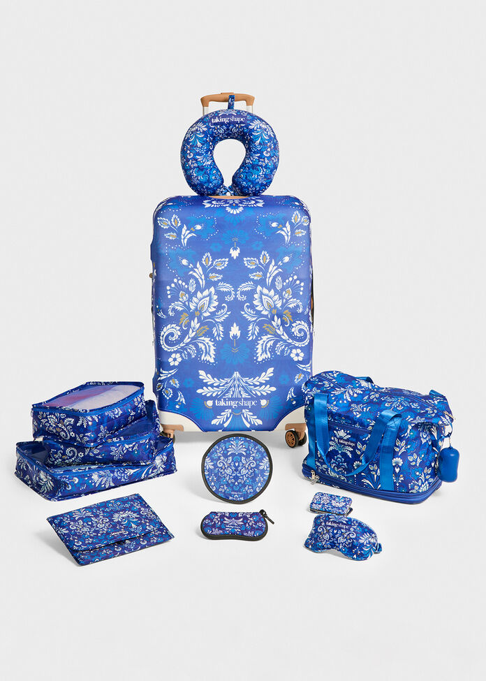 Shop Set of 3 Printed Travel Cells in Blue | Accessories | Taking Shape AU