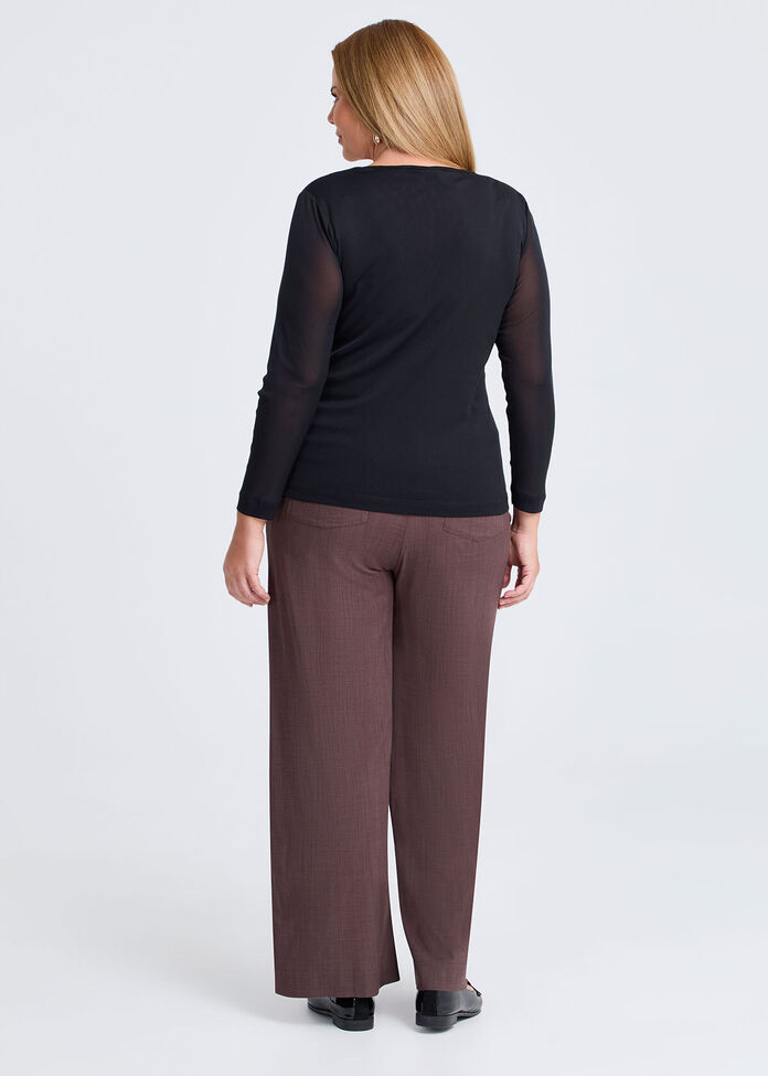 Shop Plus Size Alla Mesh Colosseum Top, Black | Taking Shape NZ