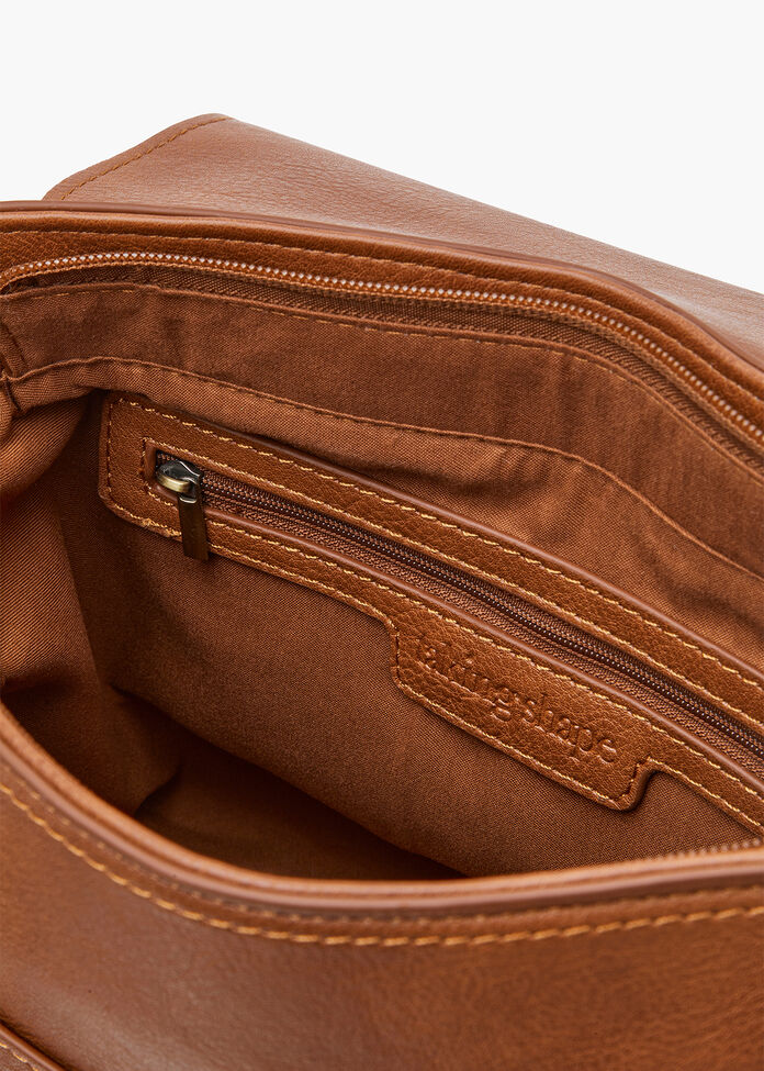 Shop Charm Messenger Bag in Brown | Accessories | Taking Shape AU