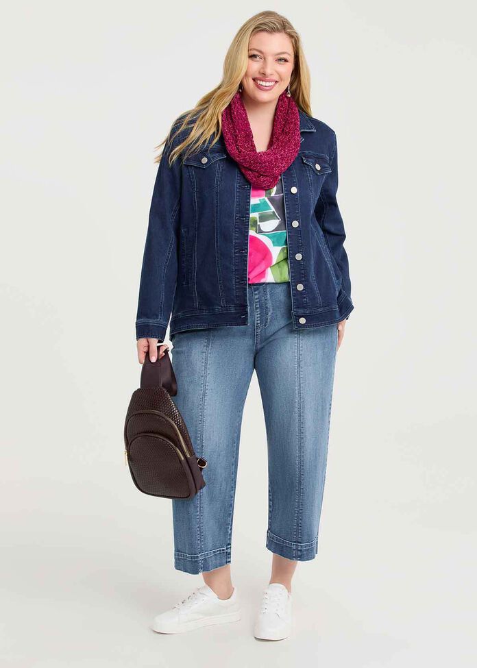 Shop Plus Size Cotton Painterly Print T-shirt, Print | Taking Shape AU