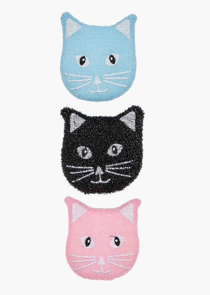 Shop Set of 3 Cat Sponges in Multi | Accessories | Taking Shape AU