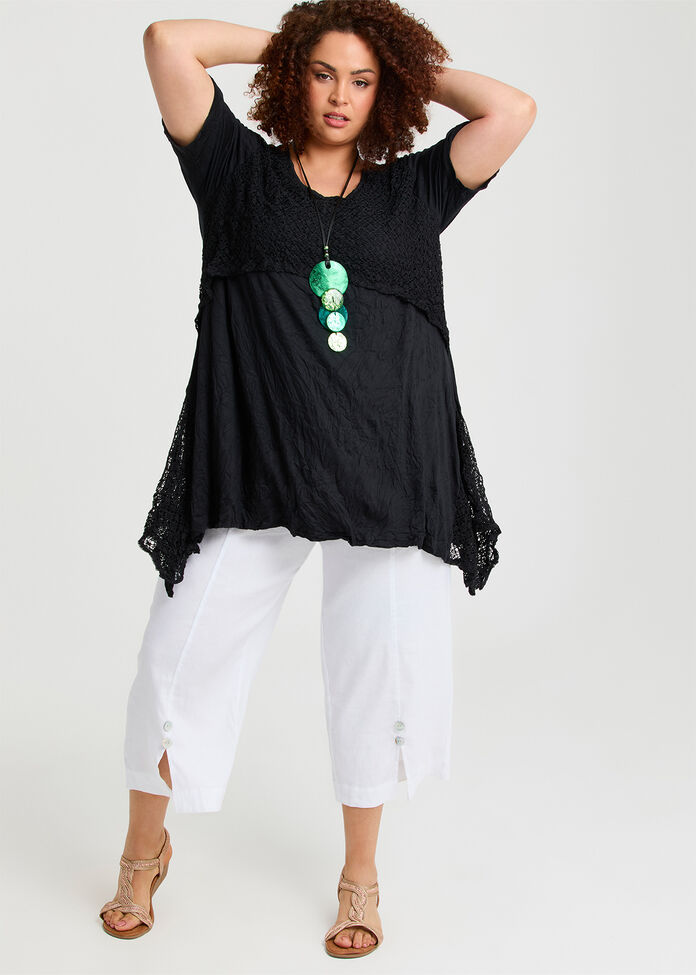 Shop Plus Size Bamboo Sanctuary Tunic, Black | Taking Shape NZ