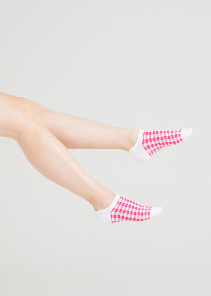 Shop Set/3 Bamboo Gingham Socks | Accessories | Taking Shape AU