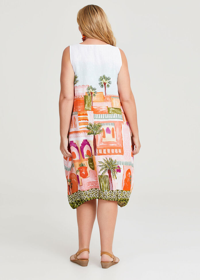 Shop Plus Size Natural Oasis Dress, Multi | Taking Shape AU