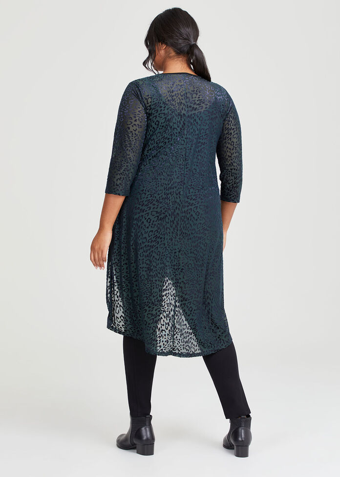 Shop Plus Size Velour Wild Ways Tunic, Green | Taking Shape AU