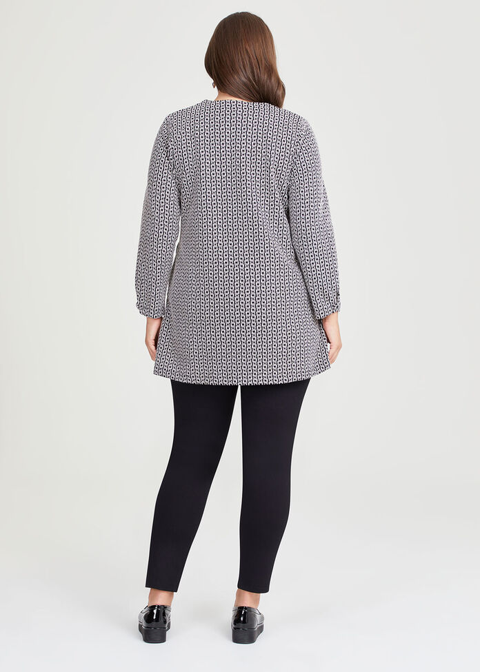 Shop Plus Size Squares Jacquard Jacket, Multi | Taking Shape AU