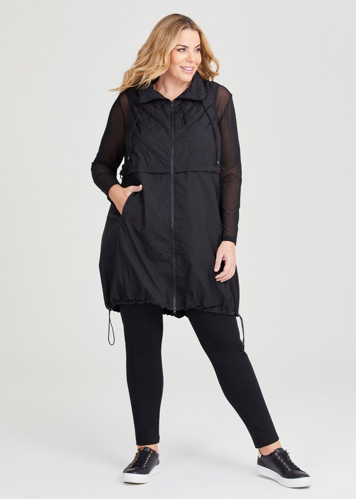 Shop Plus Size Fine Mesh Body Top, Black | Taking Shape AU