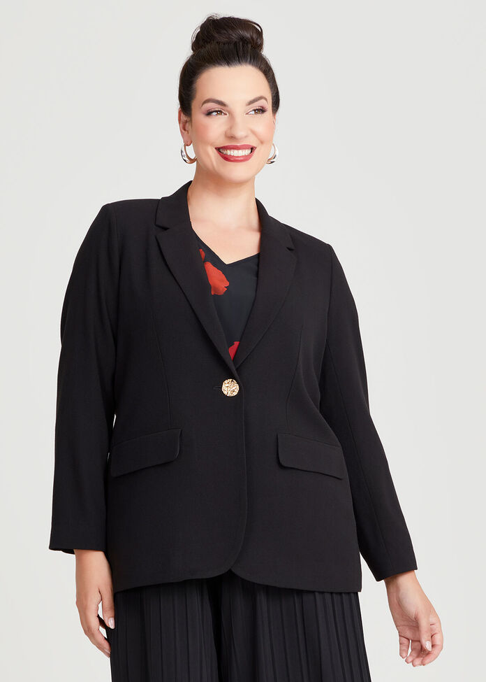 Plus Size Women's Dress Code Blazer Jacket | Taking Shape AU