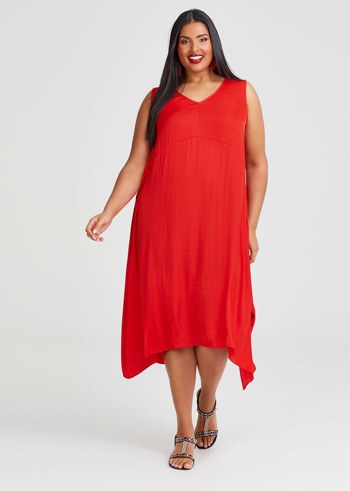 Shop Plus Size Luxe Alesha Dress, Red | Taking Shape AU