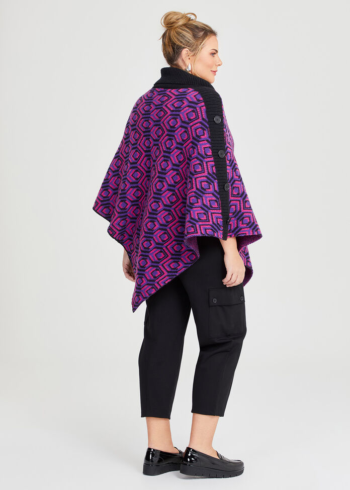 Shop Geometric Poncho in Multi | Accessories | Taking Shape AU