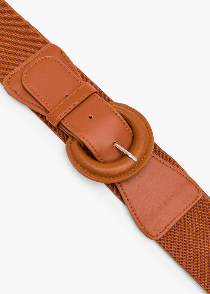 Shop Tan Stretch Belt in Brown | Accessories | Taking Shape AU