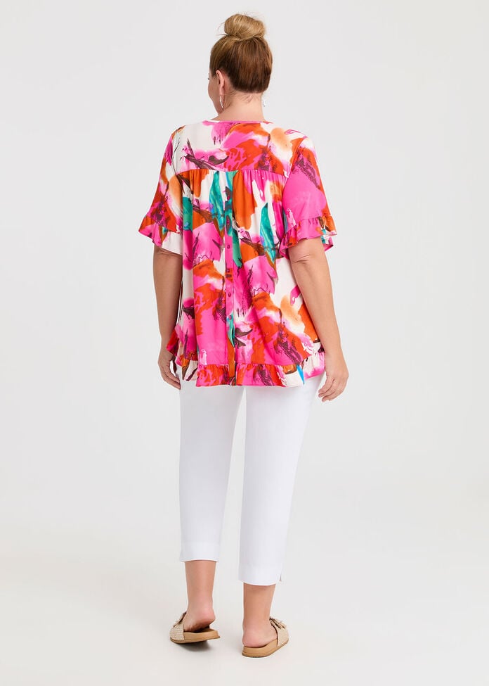 Shop Plus Size Salsa V-neck Top, Print | Taking Shape AU