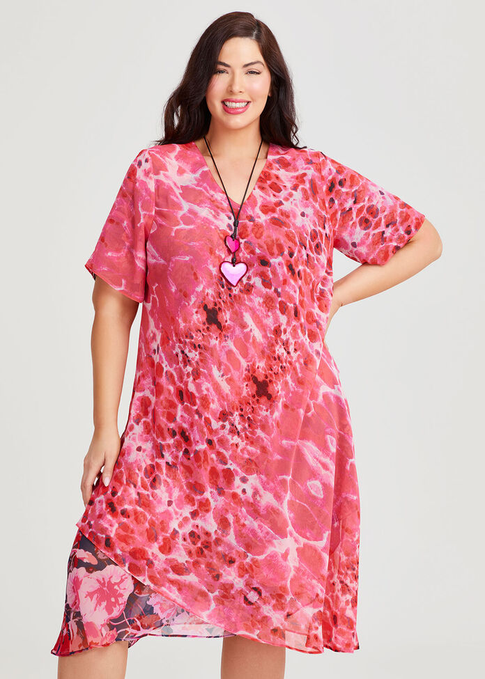 Shop Plus Size Reversible Travel Dress, Red | Taking Shape AU
