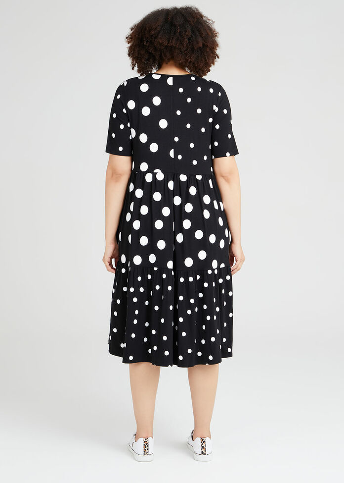 Shop Plus Size Natural Spotty Days Dress, Print | Taking Shape AU