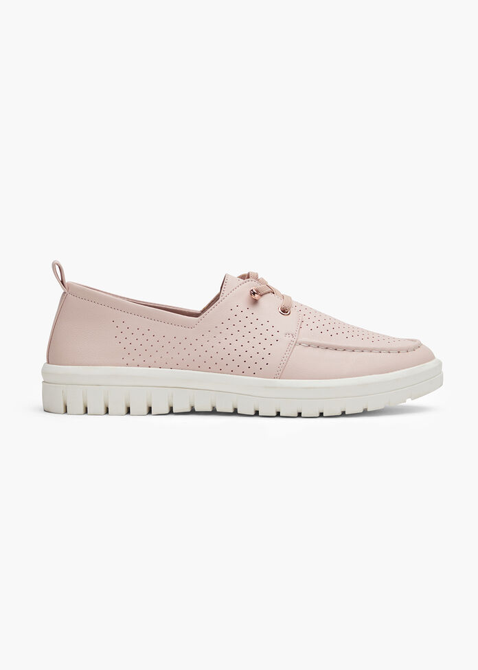 Shop Pink Flexible Elastic Lace Shoe | Comfortable Shoes | Taking Shape NZ