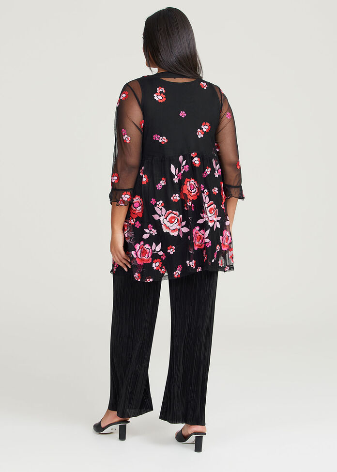 Shop Plus Size Embroidery Floral Burst Tunic, Multi | Taking Shape AU