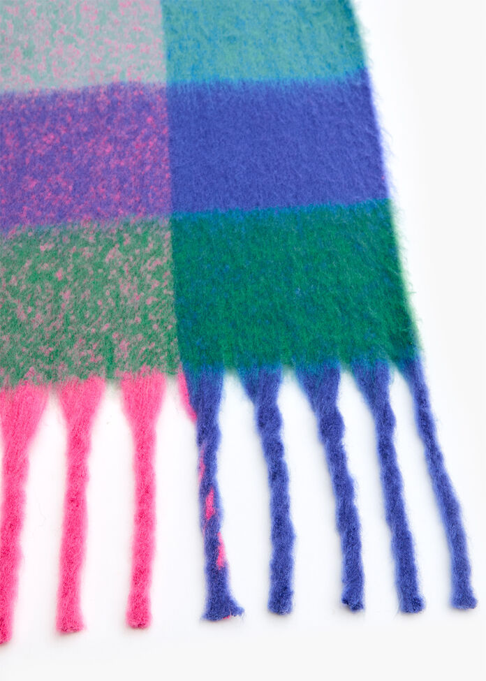 Shop Blues Check Scarf in Multi | Accessories | Taking Shape NZ