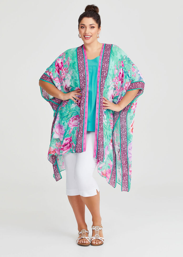 Shop Pretty Floral Cape in Multi | Accessories | Taking Shape AU