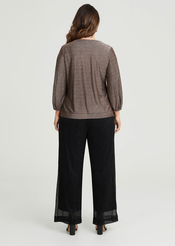 Shop Plus Size Luxe Sparkle Lurex Top, Multi | Taking Shape AU