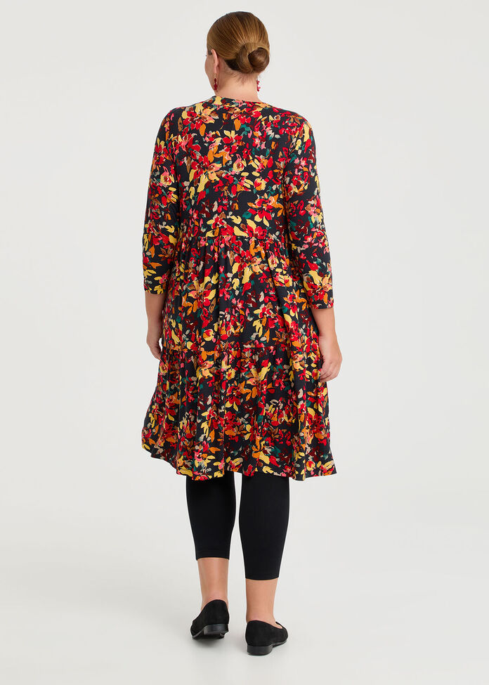 Shop Plus Size Pearl Printed Tier Dress, Floral | Taking Shape AU