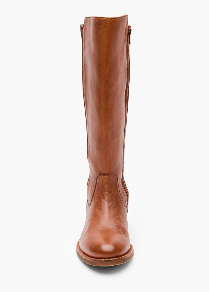 Shop Brown Leather Knee High Tan Boot | Comfortable Shoes | Taking Shape AU