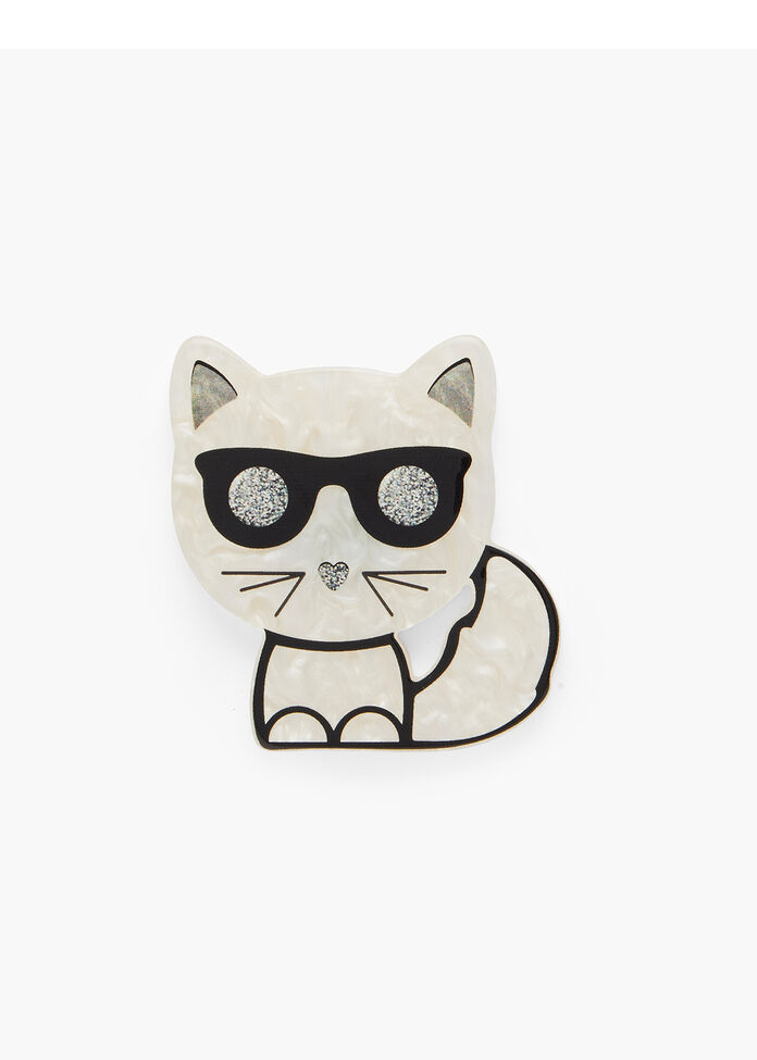 Shop Quirky Cat Brooch In Black Accessories Taking Shape Au