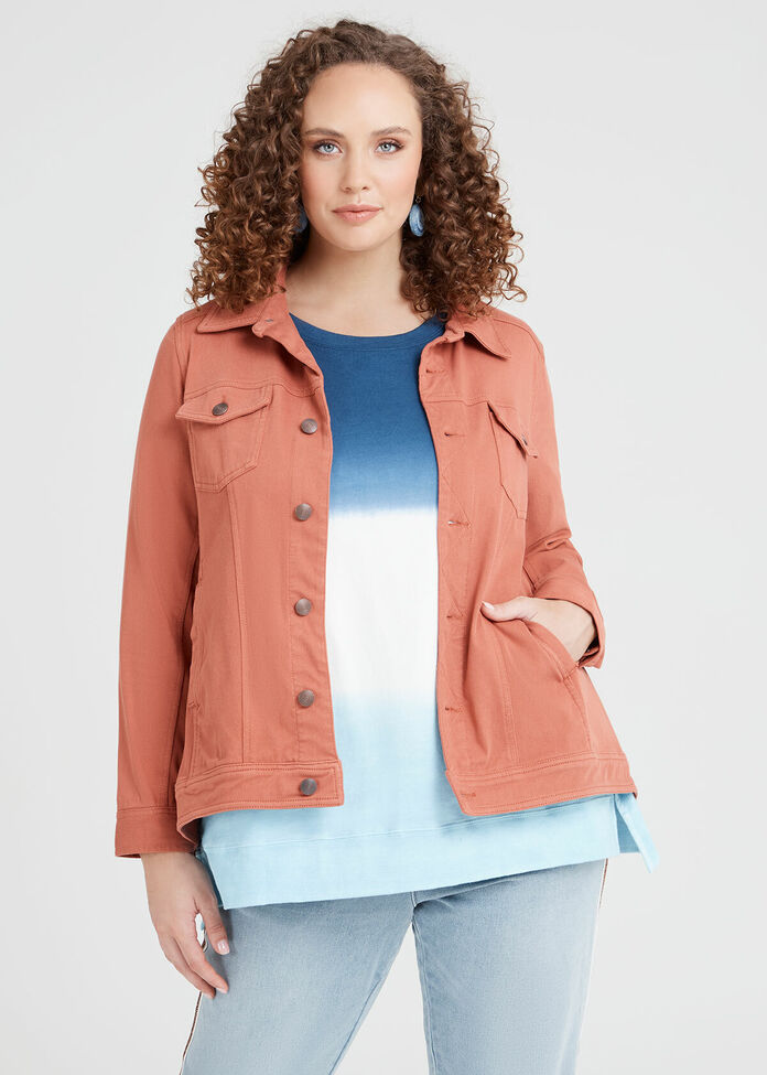 Shop The Best Friend Denim Jacket in Black, Sizes 12-30 | Taking Shape AU