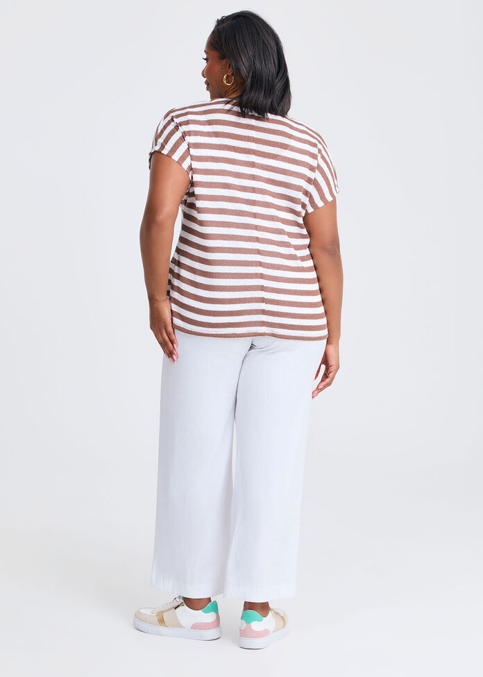 Shop Plus Size Stripe Lena Top, Stripes | Taking Shape NZ