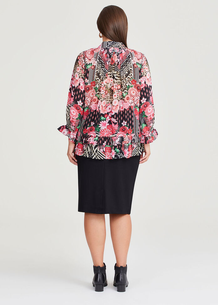 Shop Plus Size Natural Celina Top in Multi | Taking Shape AU