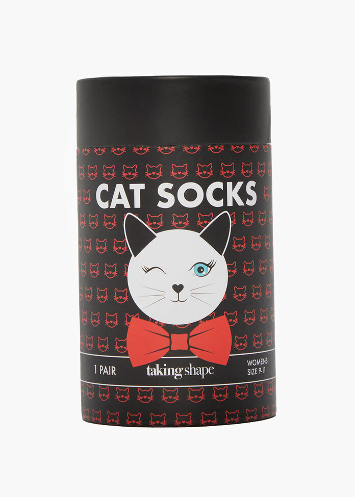 cat face socks uk