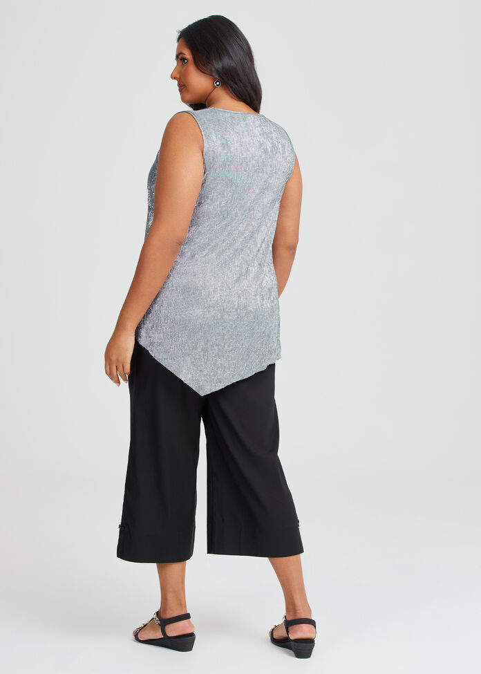 Plus Size Women's Time To Shine Tank in Silver | Taking Shape AU