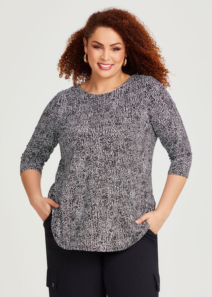 Shop Plus Size Natural Nova Top, White | Taking Shape AU