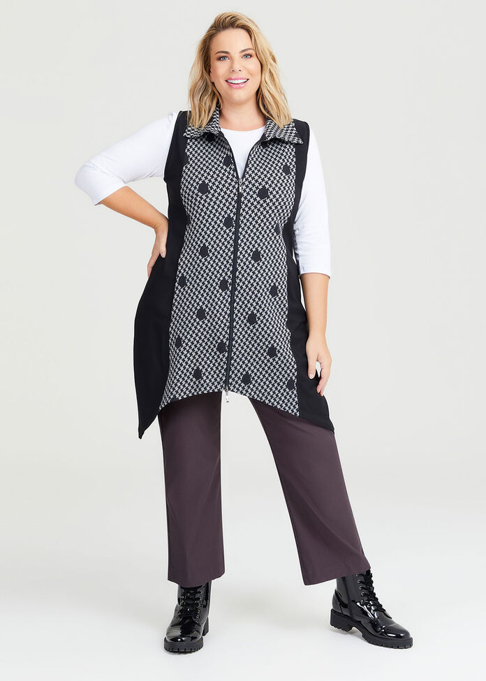 Shop Plus Size Spliced Jacquard Vest, Multi | Taking Shape AU