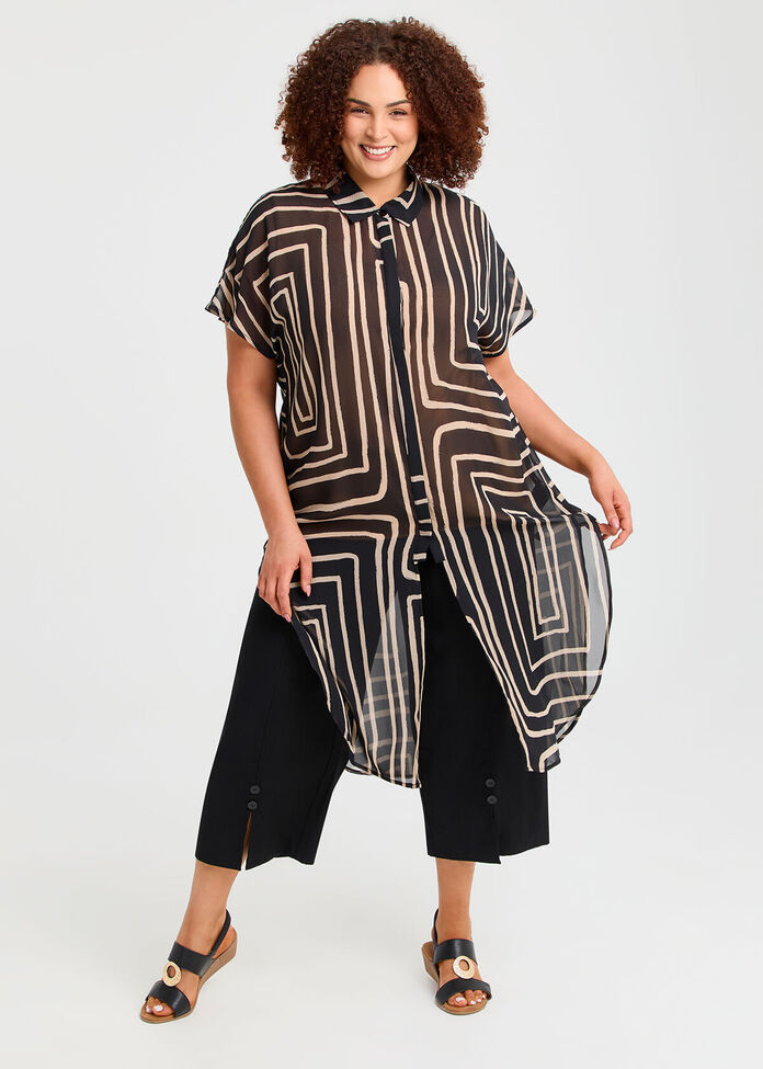 Shop Plus Size Marrakesh Chiffon Shirt, Multi | Taking Shape AU